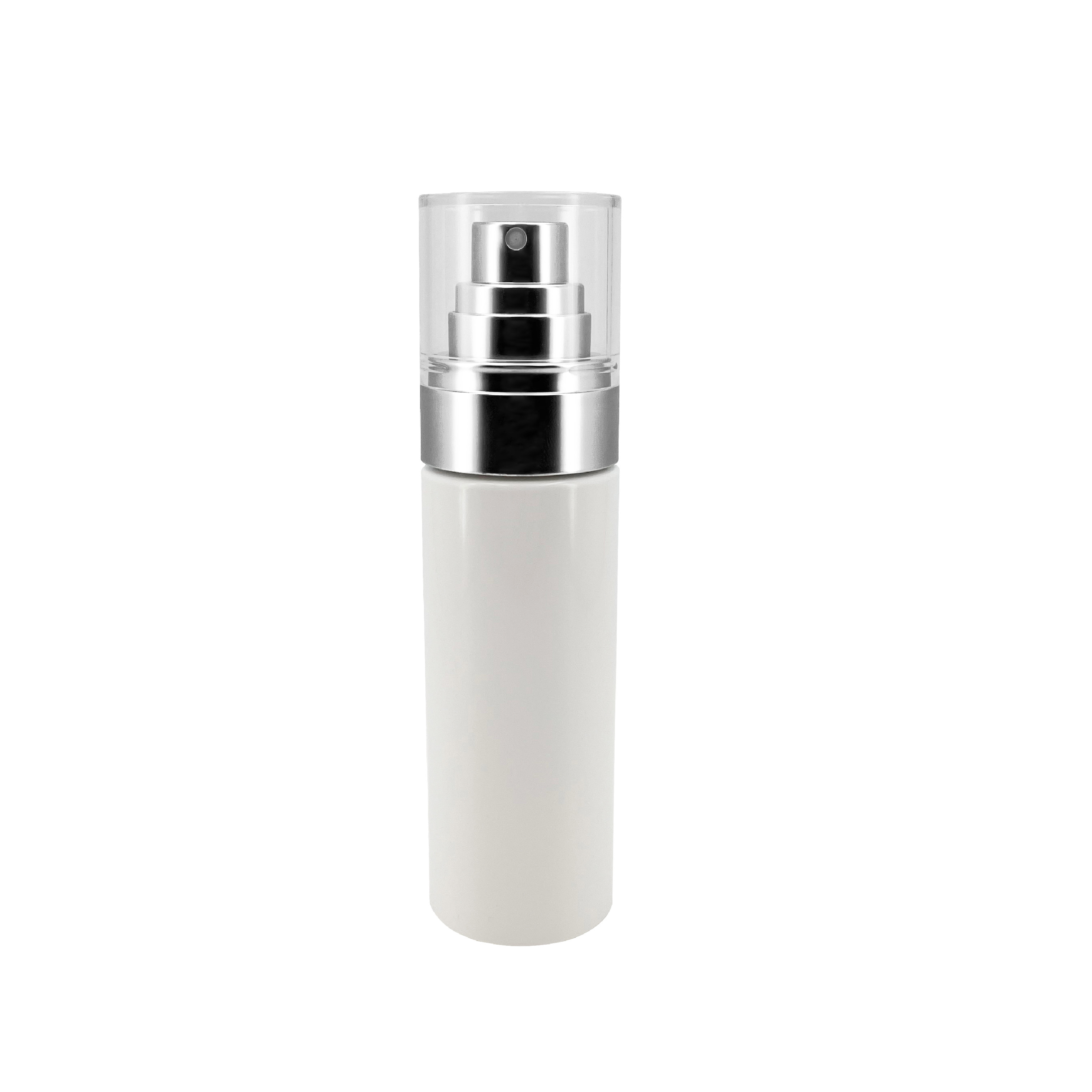 150ml Cosmetic Spray Bottle Aluminum Capped Toner Spray Bottle White