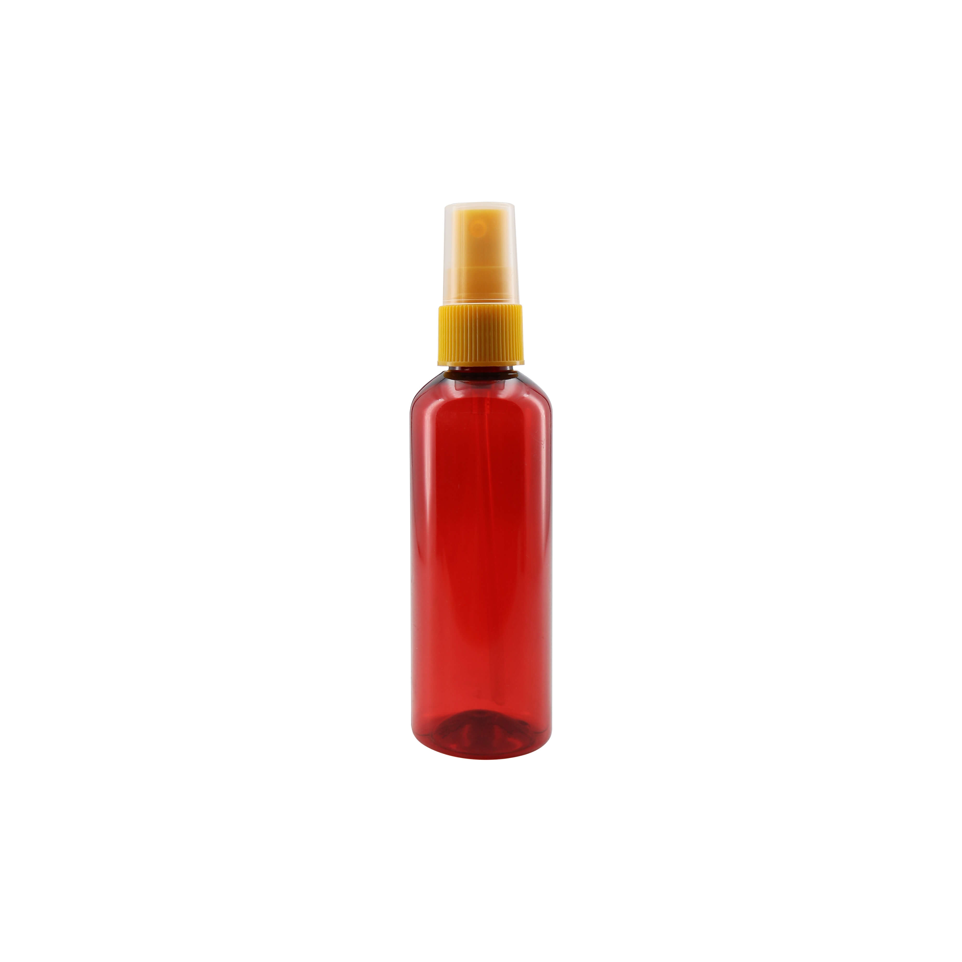 Round Shoulder Cosmetic Spray Bottle Red 100ml Mist Spray Bottle Leak Proof